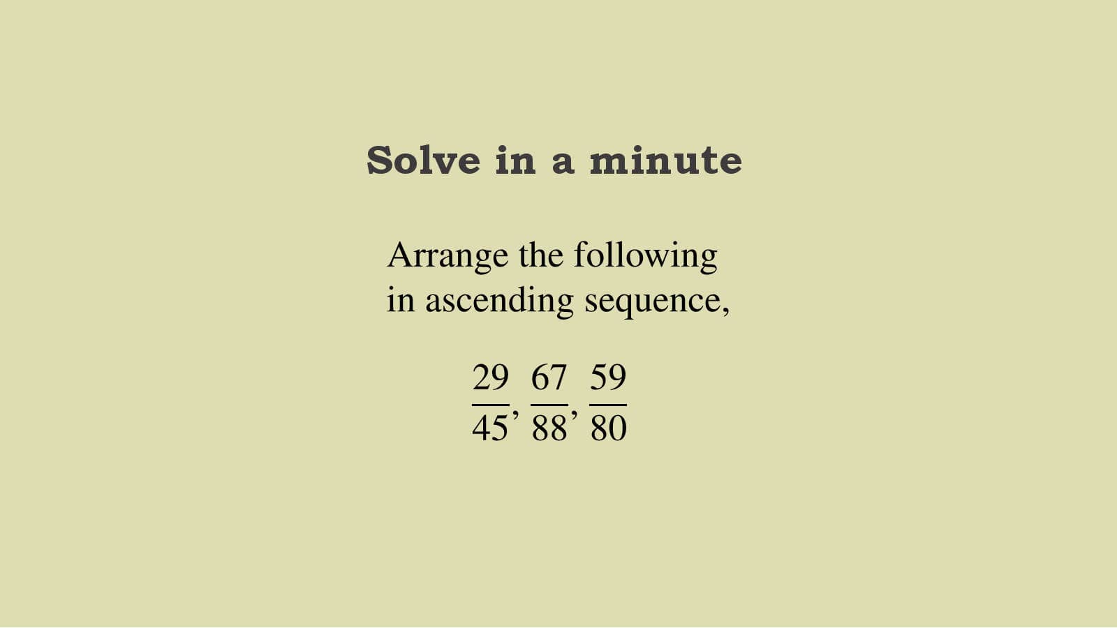 Fraction Comparison To Solve Hard Fraction Problems Suresolv