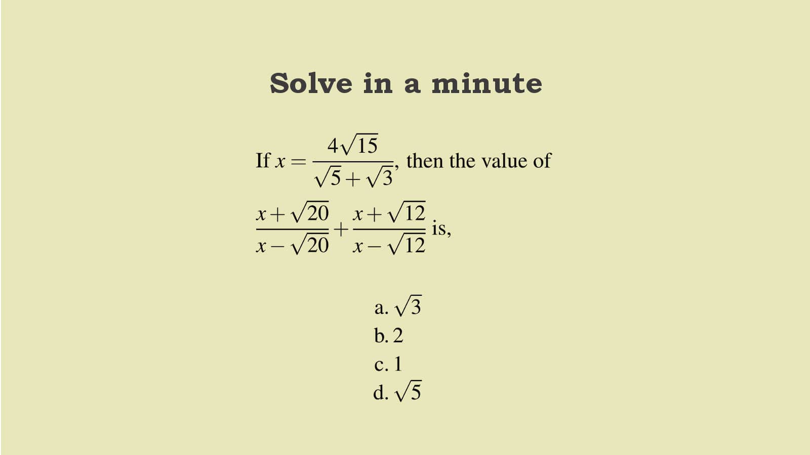 How To Solve Difficult Surds Problems In Simple Steps SureSolv