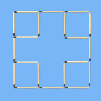 Move 2 Matches to Make 7 Squares Matchstick puzzle | Suresolv